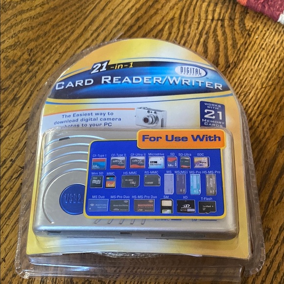 Computers, Laptops & Parts | 21in1 Card Readerwriter Silver | Poshmark